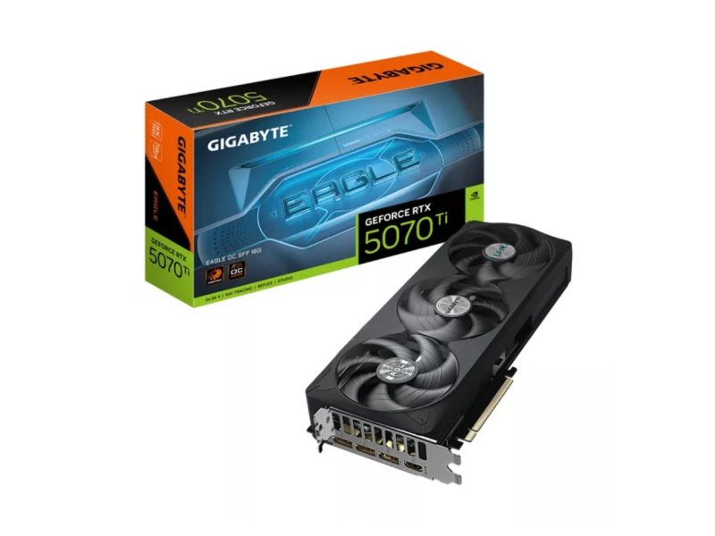 GIGABYTE NVIDIA GEFORCE RTX 5070 TI EAGLE 16GB 256BIT GV-N507TEAGLE OC-16GD REV. 1.0