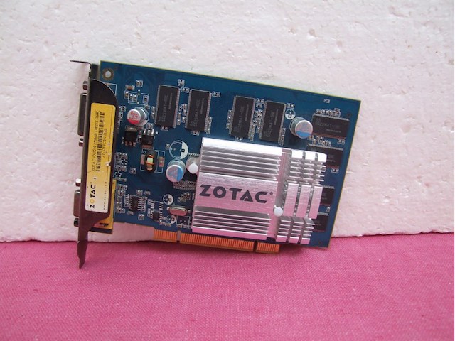 Zotac FX5200 PCI 256MB 128Bit DVI/VGA/Svideo+GARANCIJA!