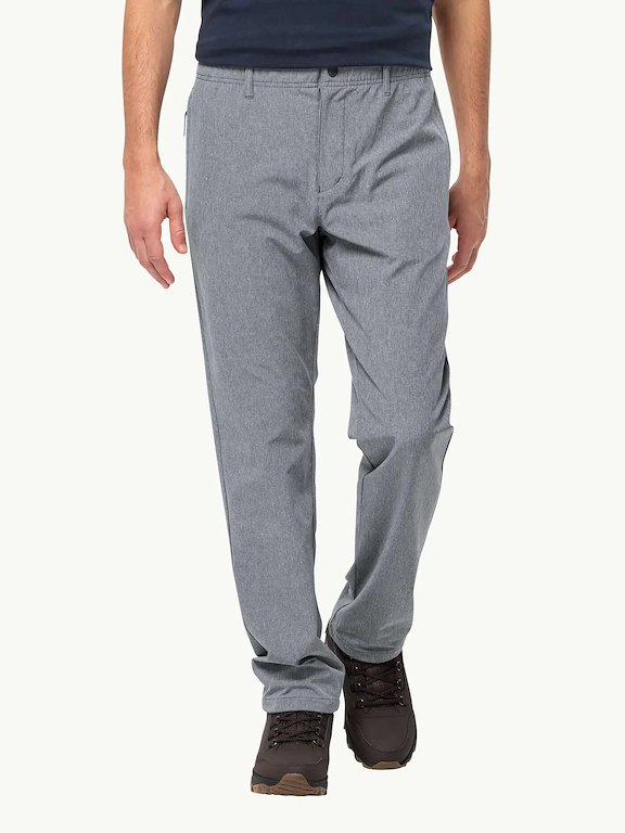 JACK WOLFSKIN Muške pantalone za planinarenje Winternebel 1508421 sive