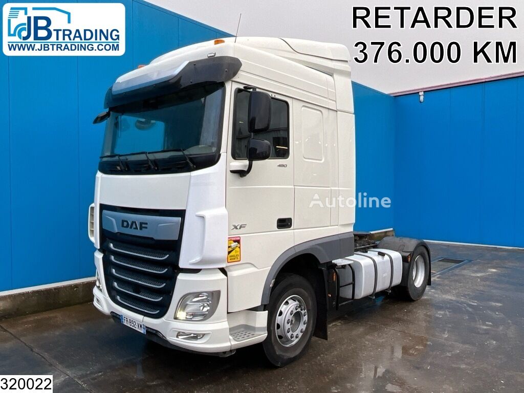 DAF XF 480 EURO 6, Retarder, PTO tegljač