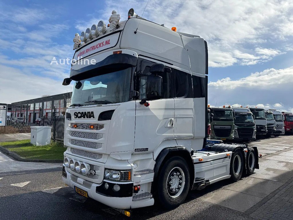 Scania R580 V8 6X2 - EURO 6 + LIFT AXLE + RETARDER + FULL SPOILER tegljač