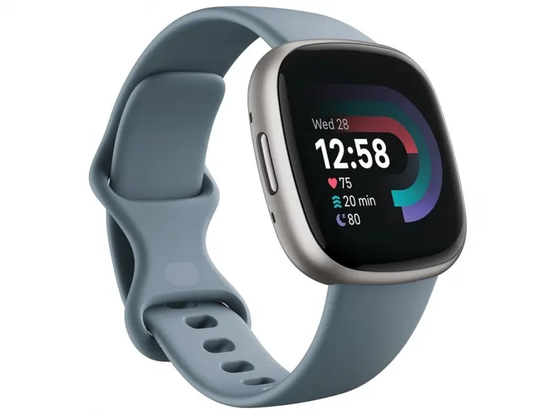 Fitbit Versa 4 FB523SRAG Pametni sat, Waterfall, Blue/Platinum