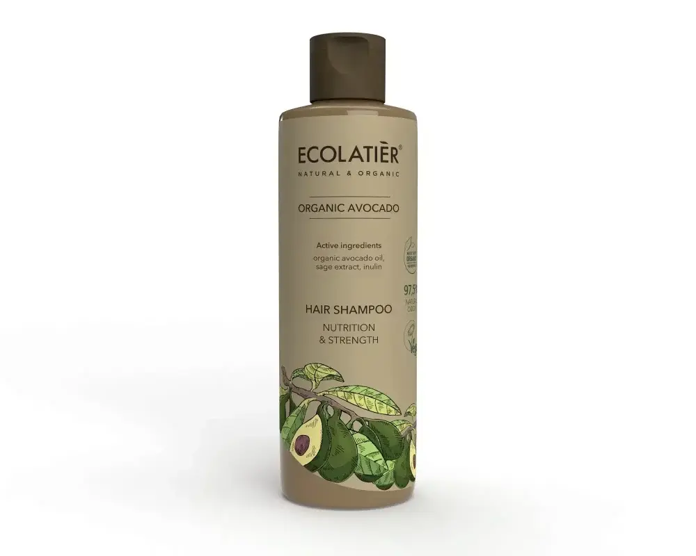 ECOLATIER Šampon za kosu Organski Avokado, Ishrana i jačanje, 250 ml