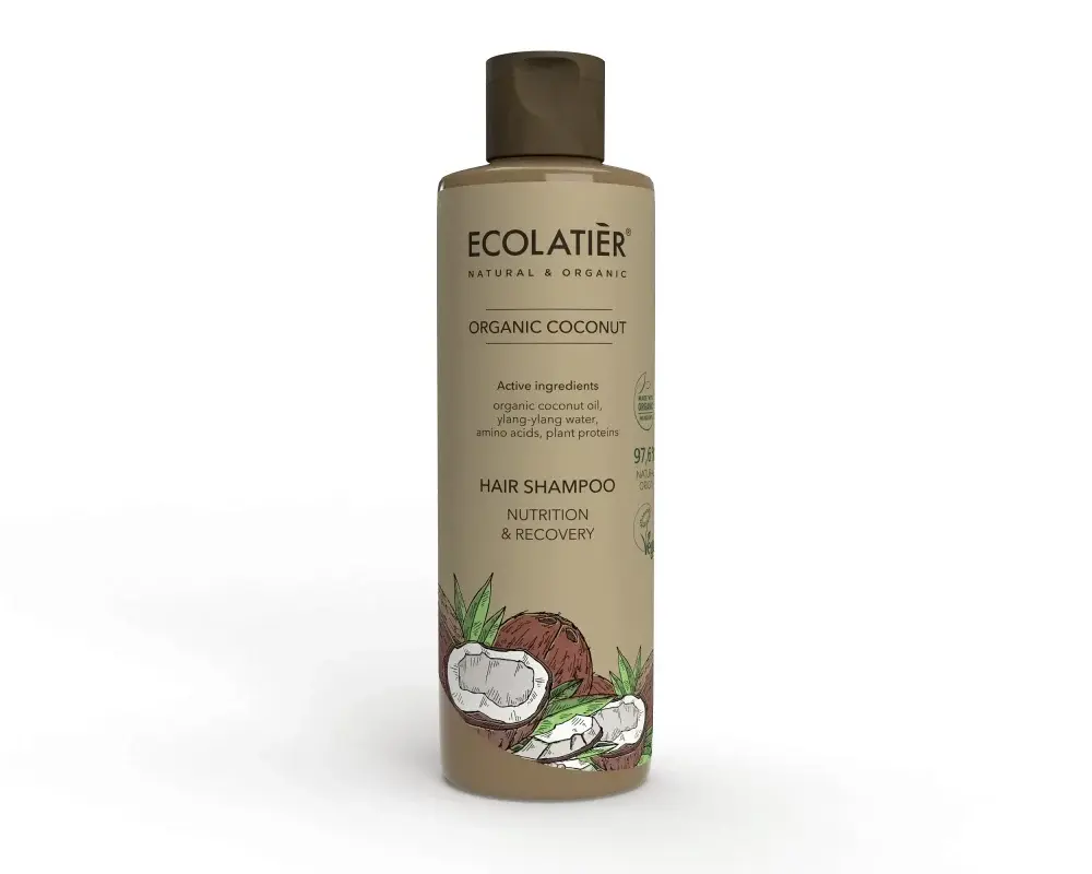 ECOLATIER Šampon za kosu Organski Kokos, Ishrana i regeneracija, 250 ml