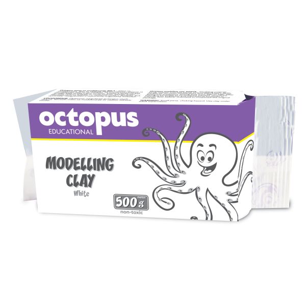 MASA ZA MODELOVANJE BELA 500G OCTOPUS