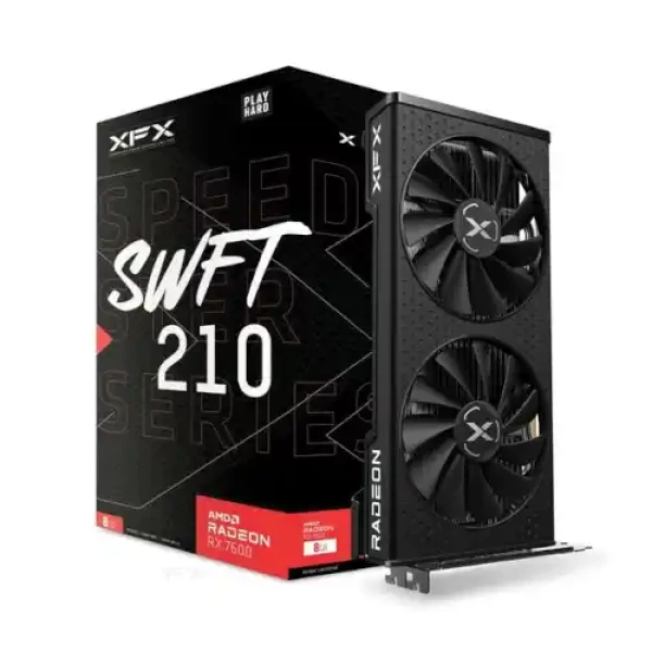 Grafička kartica XFX AMD Radeon RX 7600 8GB SPEEDSTER SWFT 210 Core