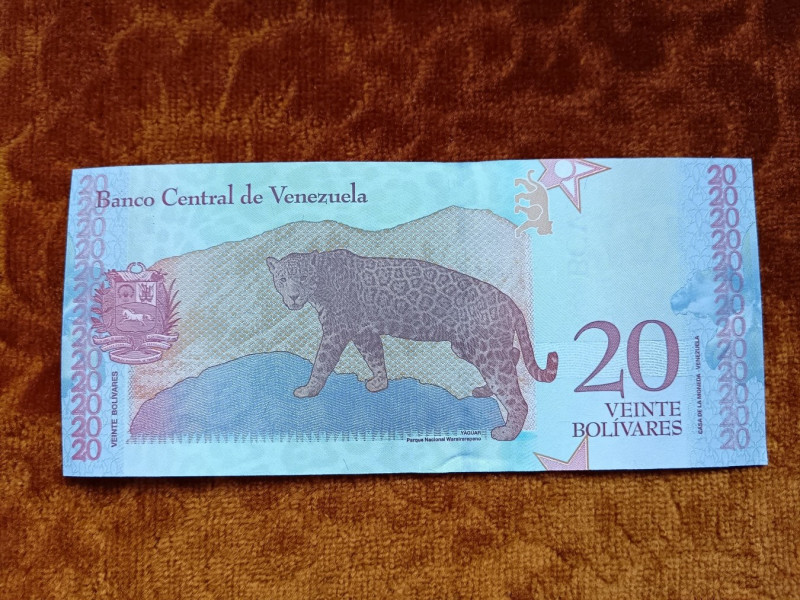 Venecuela 20 Bolivar,2018 god.UNC