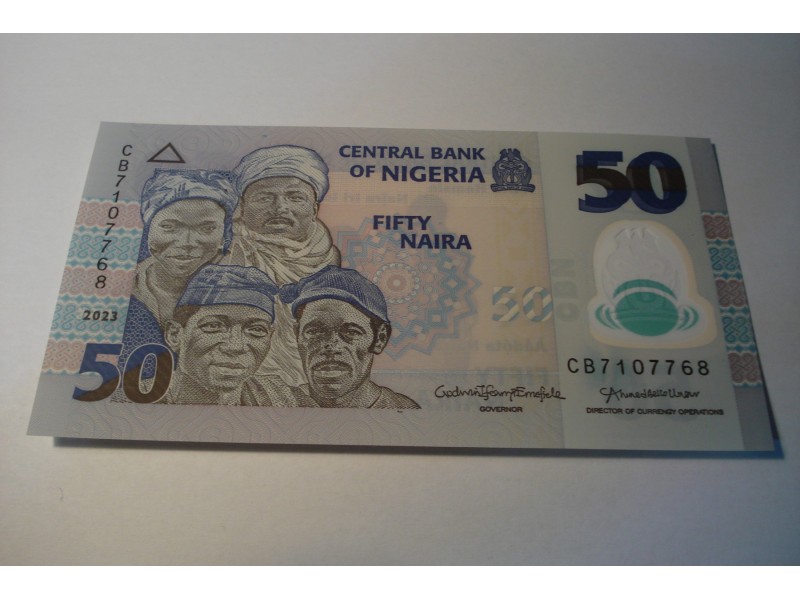 NIGERIA - 50 NAIRA - 2023 - POLIMER