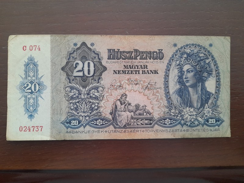 20 pengo,1941