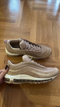 zenske patike nike airmax 97 zlatne