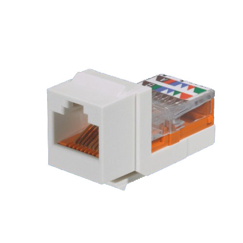 NetKey® Modul RJ45 Cat5e UTP Leadframe, beli