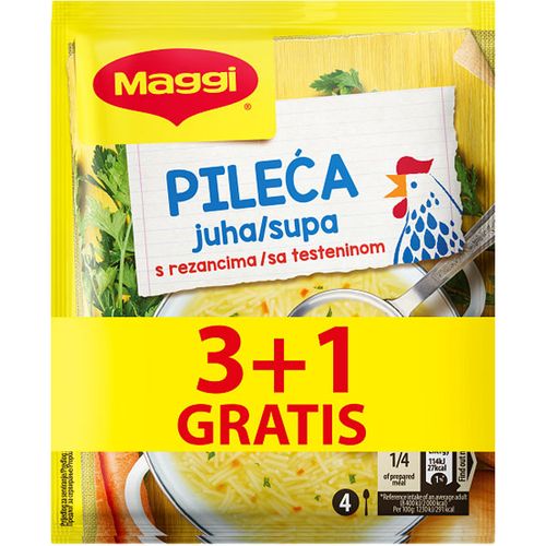 MAGGI Supa pileća 3+1 gratis 148 gr