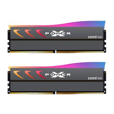 64GB (2x32GB) DDR5 XPOWER Storm RGB 6000MTs UDIMM SiliconPower SP064GXLWU60BFDK RAM memorija