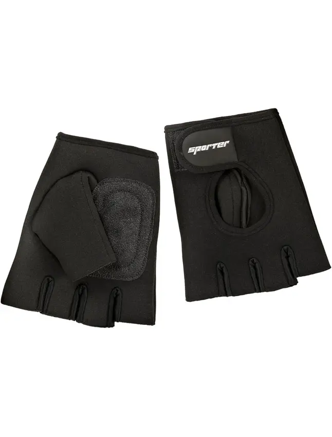 SPORTER BOXING Rukavice WEIGHTLIFTING FITNESS crne