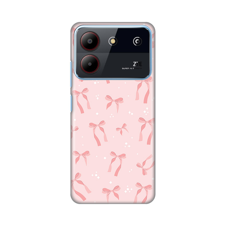 Zastitna silikonska maska (futrola) PRINT - ZTE Blade A54 Bow