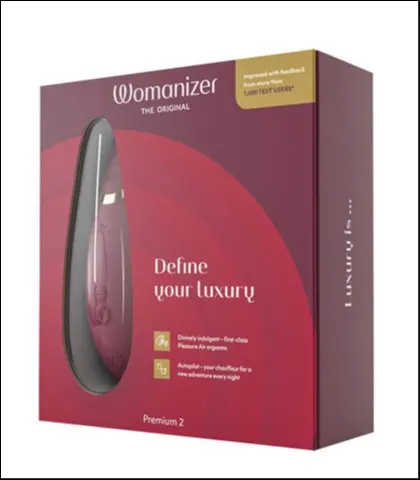 WOMANIZER Klito stimulator Premium 2, Crveni