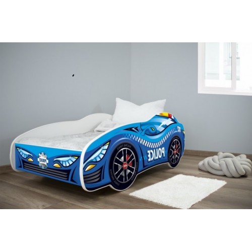 Krevet za dete Racing Car police 160x80 cm