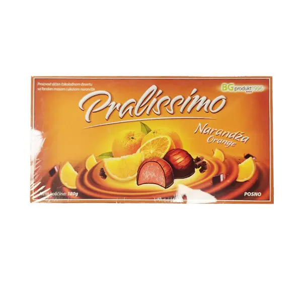 BG PRODUKT Praline, ukus narandža, 180 g