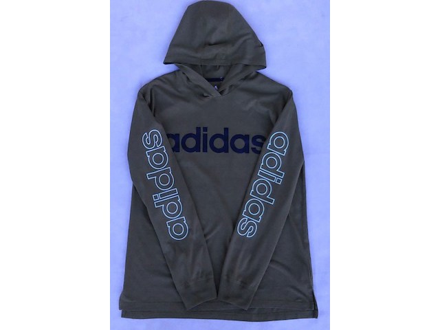 ADIDAS Hoodie green olive-duks ORIGINAL vel.M