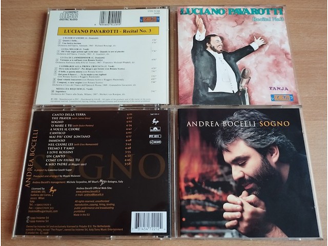 Luciano Pavarotti+Andrea Bocelli - Recital #3+Sogno