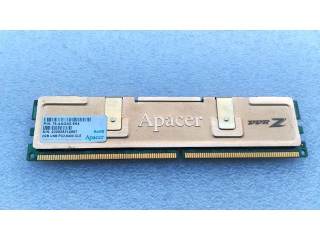 2Gb Apacer, 800MHz, DDR2 CL5 sa hladnjacima