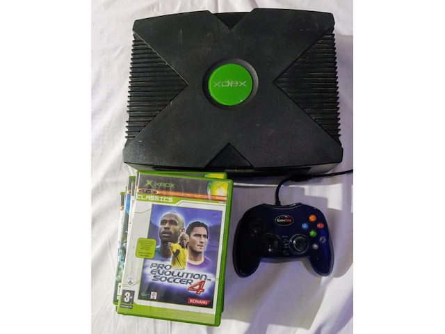 Original Xbox classic, komplet sa igricama