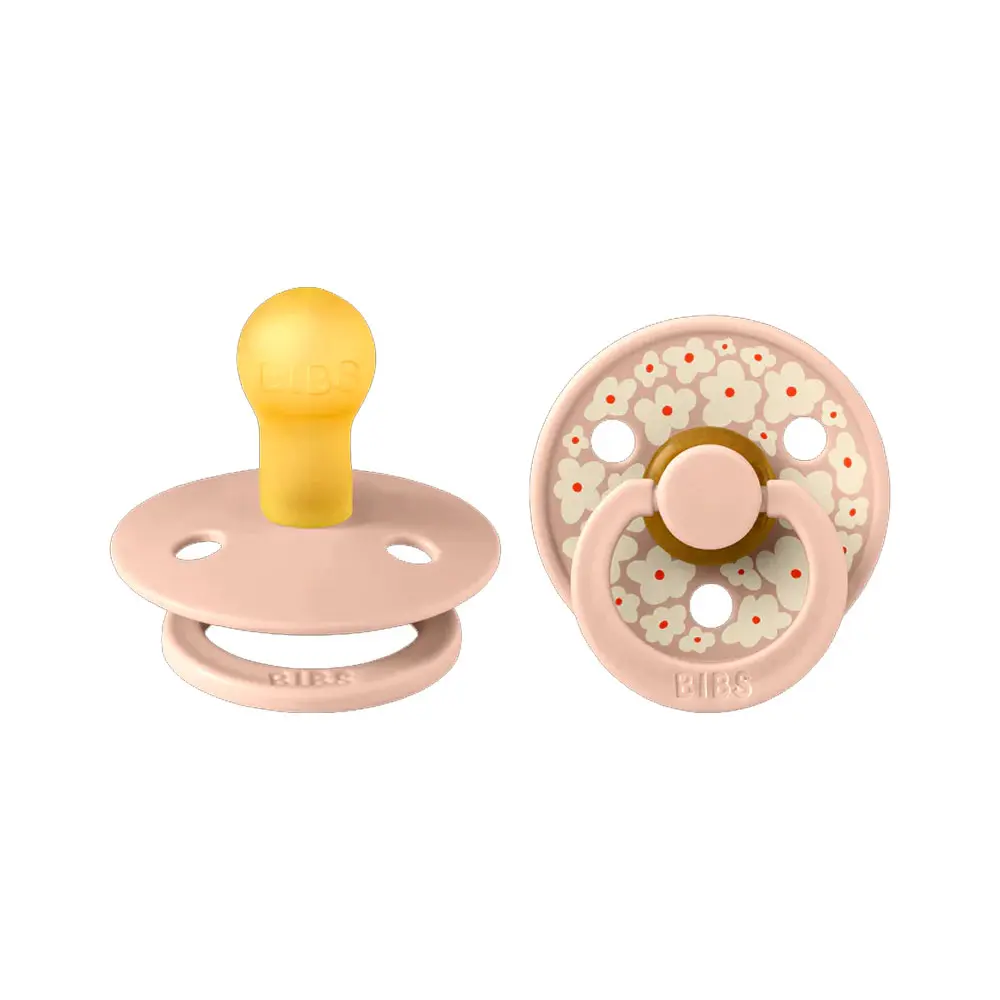 BIBS STUDIO Varalica Jasmin blush, 0-6m, 2 komada, Bež