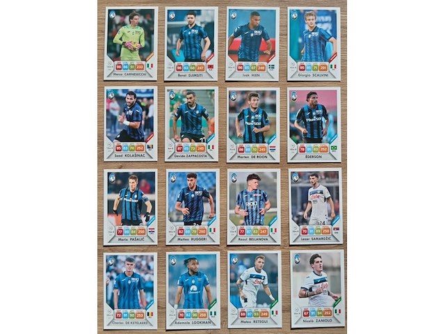 2024/25 UCL ATALANTA 16 kartica - Kompletan lot