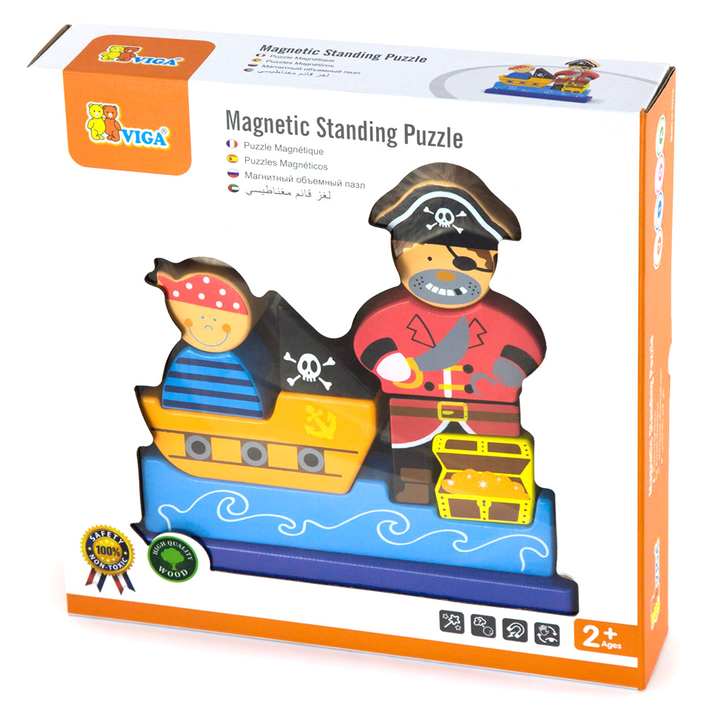 Viga Magnetna puzzla – pirati