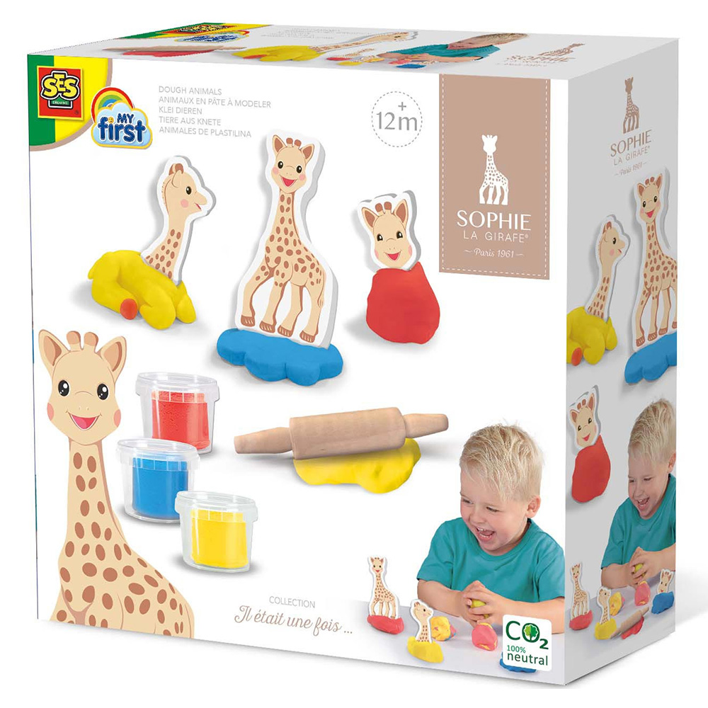 SES Creative Sofi žirafa plastelin set