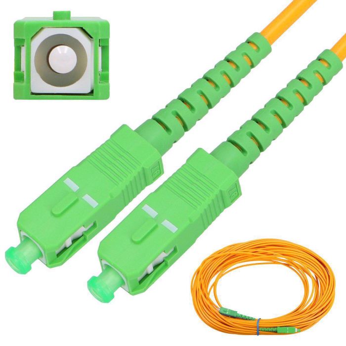 Extralink Patchcord SC/APC-SC/APC SM G.652D Simplex 3.0mm 10.0m