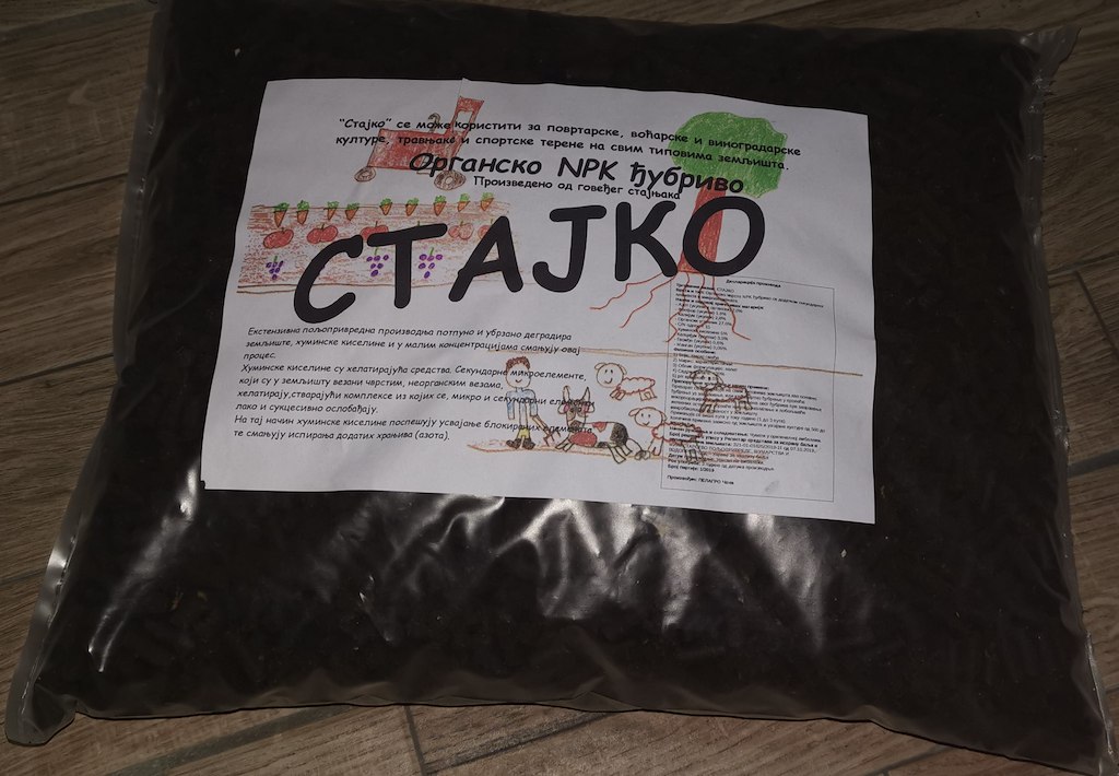 Stajko Organsko Čvrsto NPK Đubrivo 4 kg.