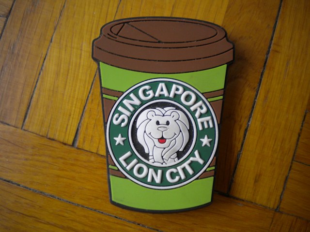 SINGAPUR Singapoure LION CITY, magnet za frizider