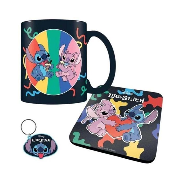 Poklon set Lilo & Stitch (You're my fave) Mug Coaster Keychain Gift Set