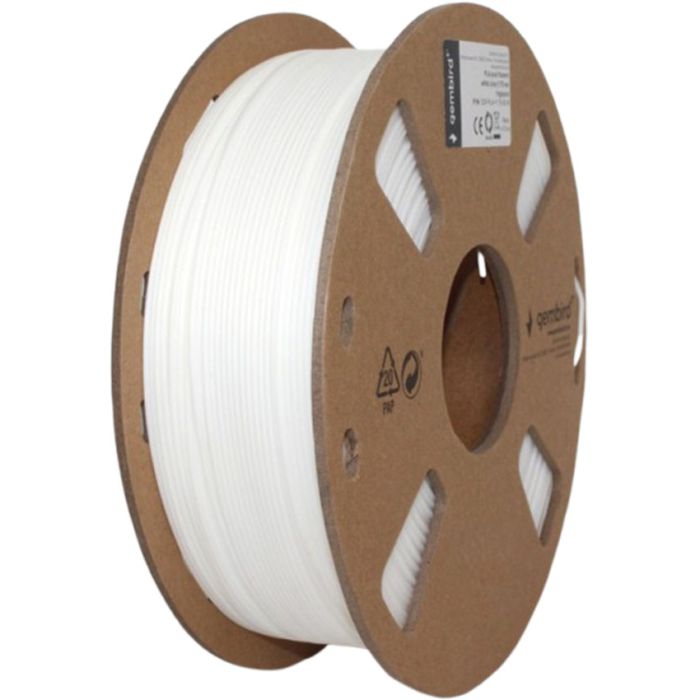 Filament Gembird PLA PLUS 3DP-PLA+1.75-02-W 1.75mm 1kg White