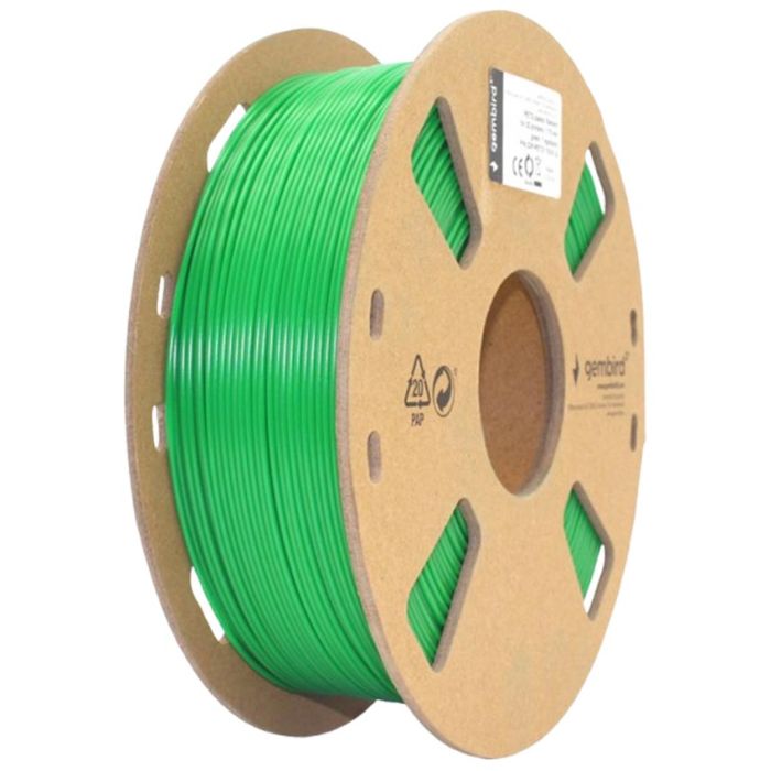 Filament Gembird PETG 3DP-PETG1.75-01-G 1.75mm 1kg Green