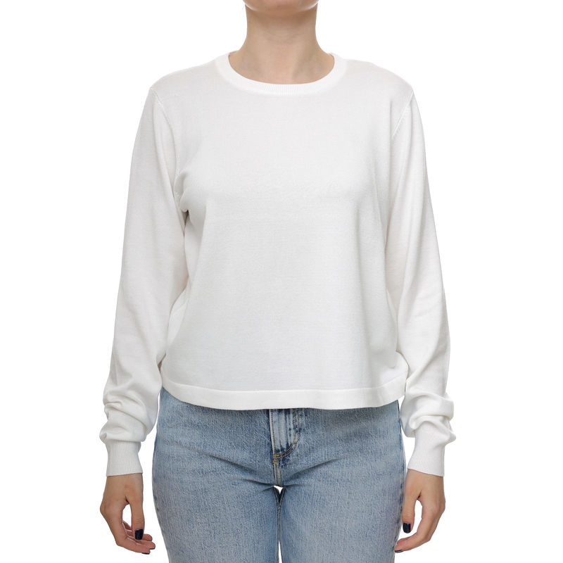 Ženski džemper Vero Moda SILJE LS O-NECK SHORT PULLOVER GA NOOS