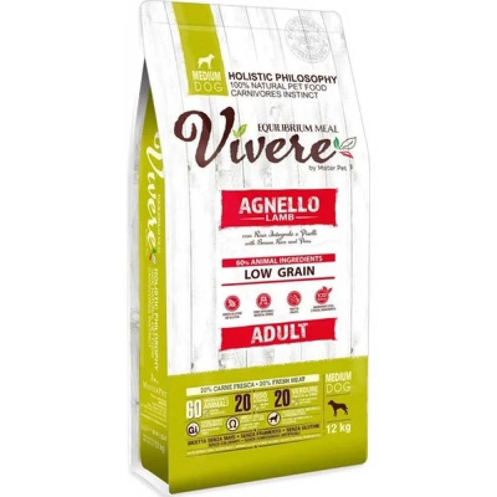 Mister Pet Vivere Adult Lamb Medium 12kg