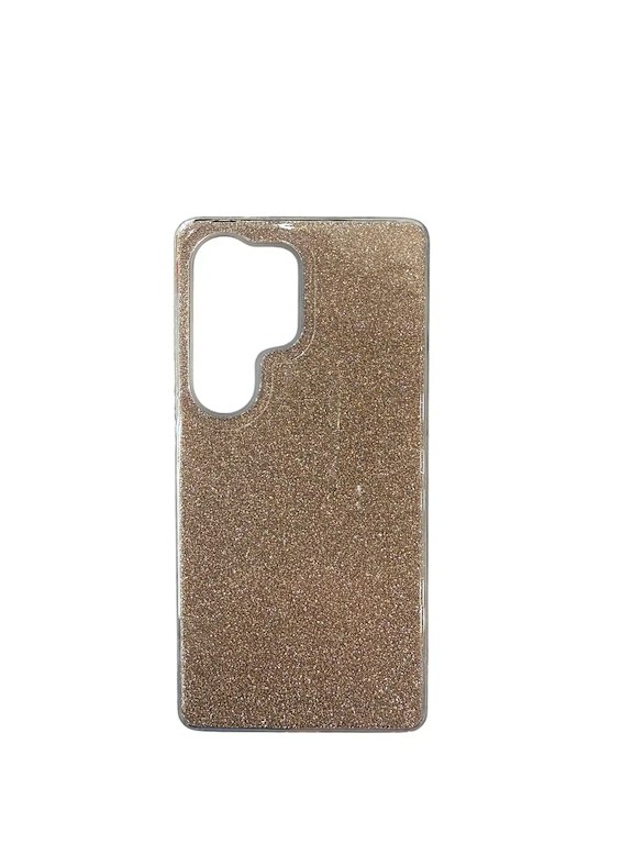 Maska Crystal Dust za Samsung S25 ultra zlatna