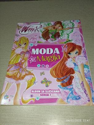 Album za sličice Winx Club moda i magija serija 7