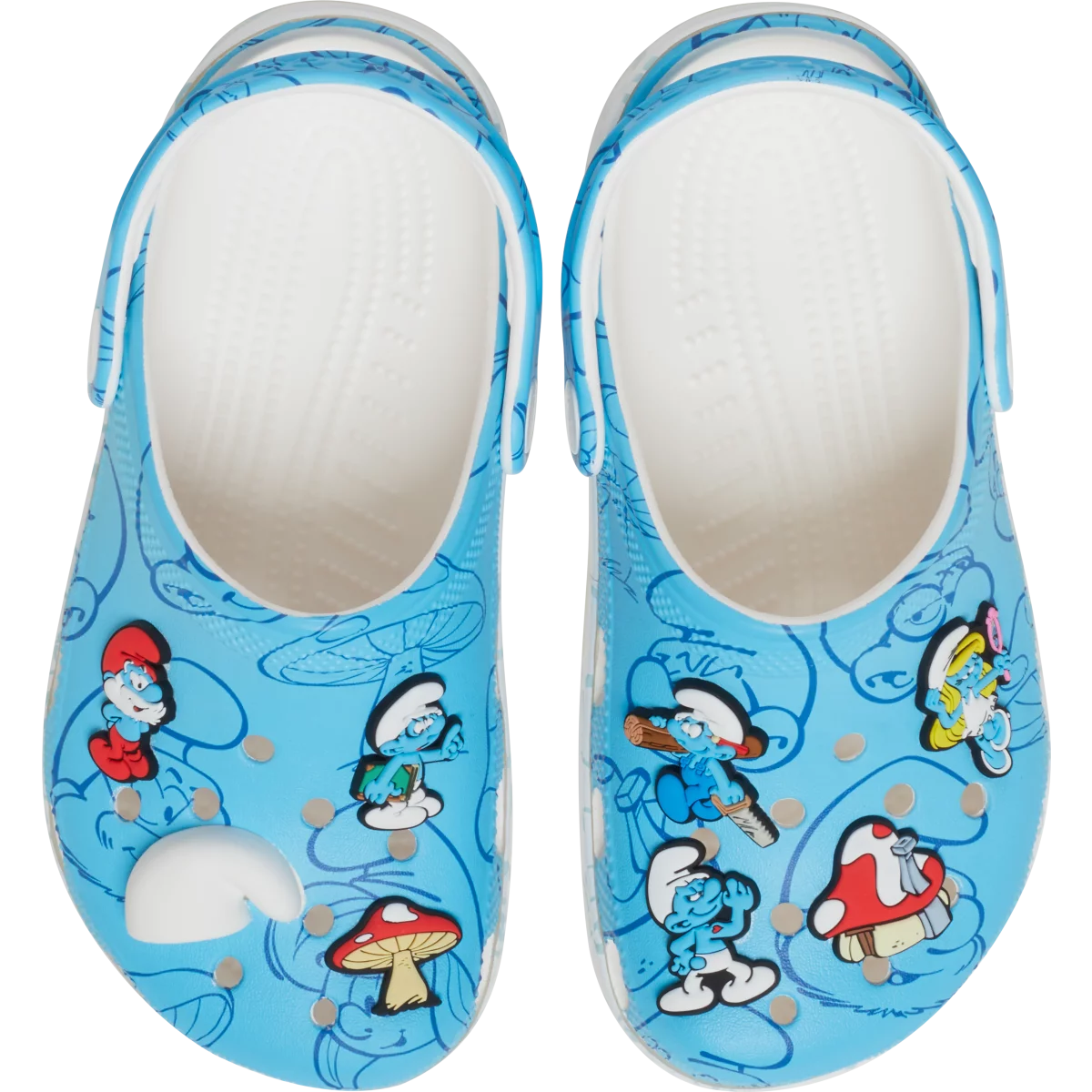 Kids Classic Smurfs Clog