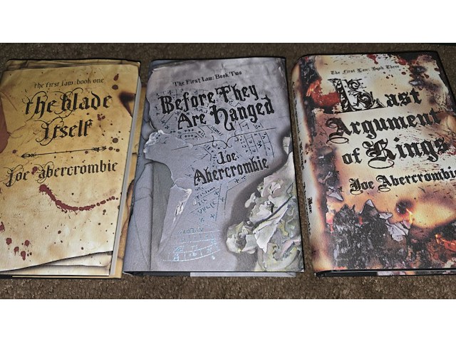 Joe Abercrombie, The first law trilogy , 3 knjige