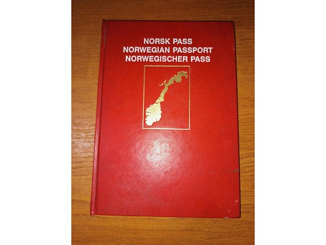 Norsk pass - Norwegian passport