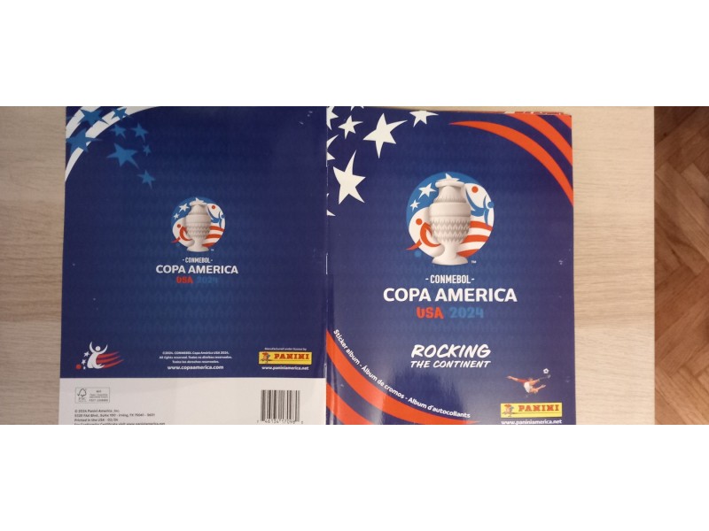 COPA AMERICA USA 2024 CONMEBOL PANINI ALBUM I 1 KUTIJA