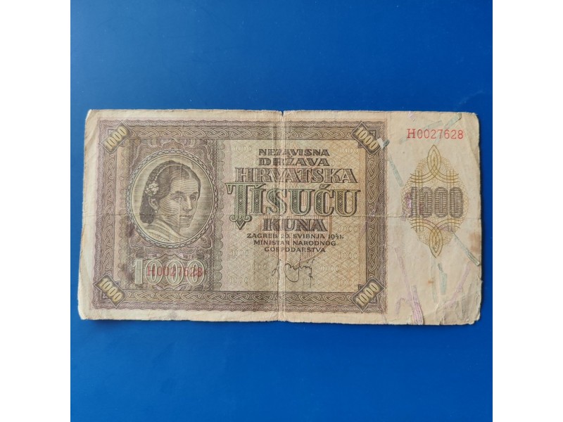 1000 KUNA 1941