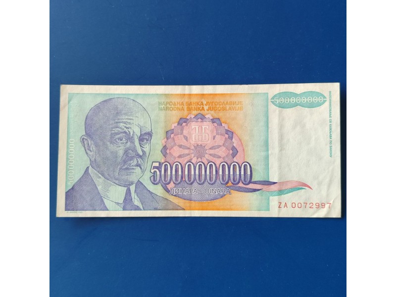 500 MILIONA DINARA 1993 ZA