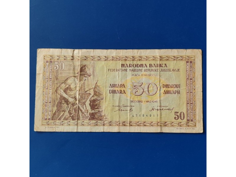 50 DINARA 1946