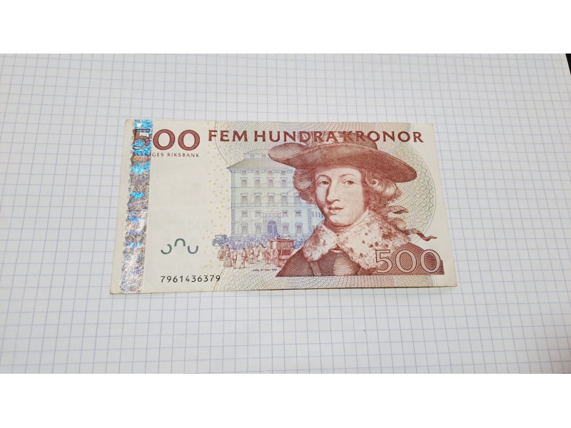 ŠVEDSKA 500 KRONOR