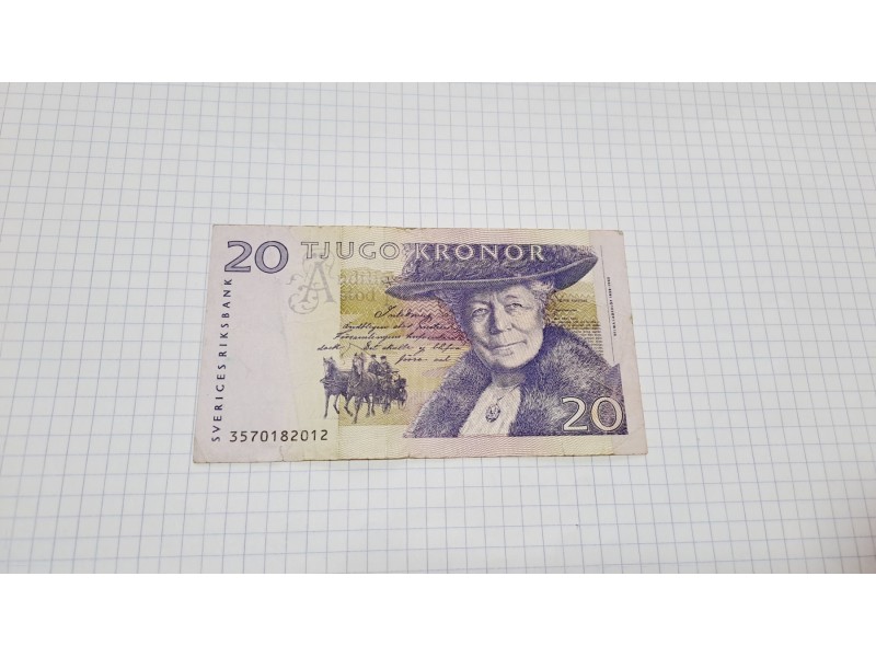 ŠVEDSKA 20 KRONOR