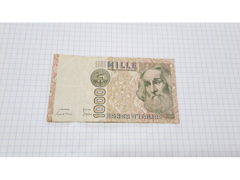 ITALIA 1000 LIRA 1982 GODINA